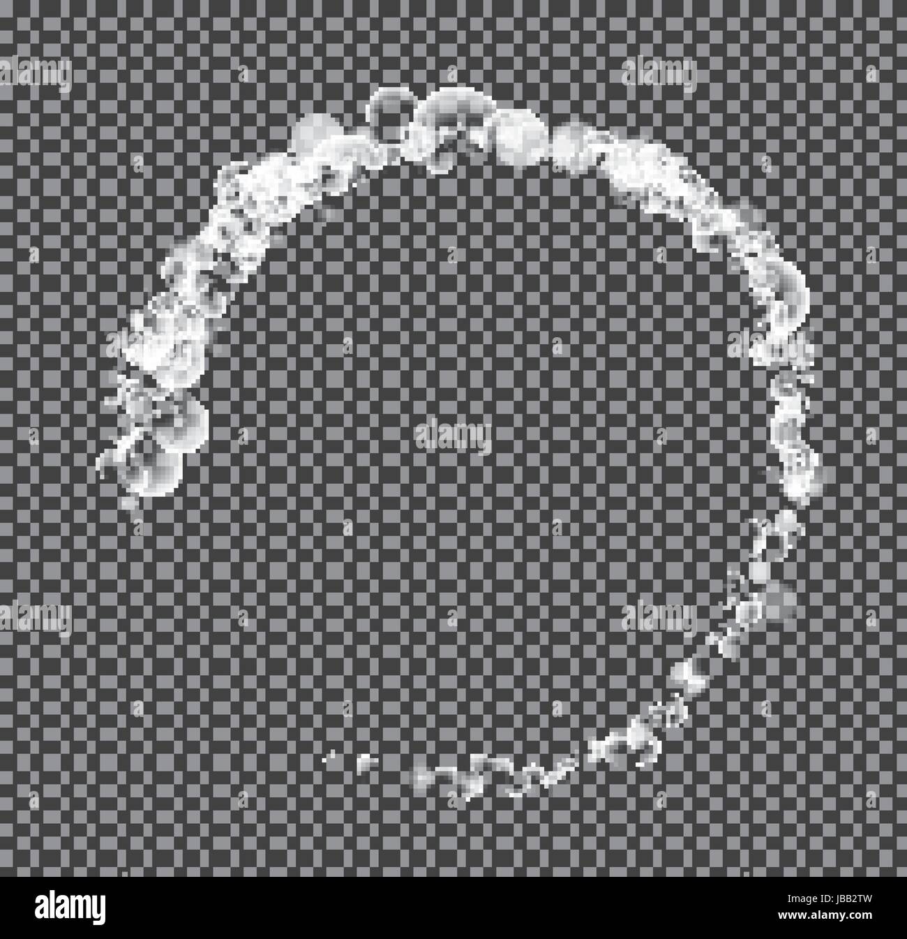 Abstract Circle on Transparent Background. Vector Illustration Stock ...