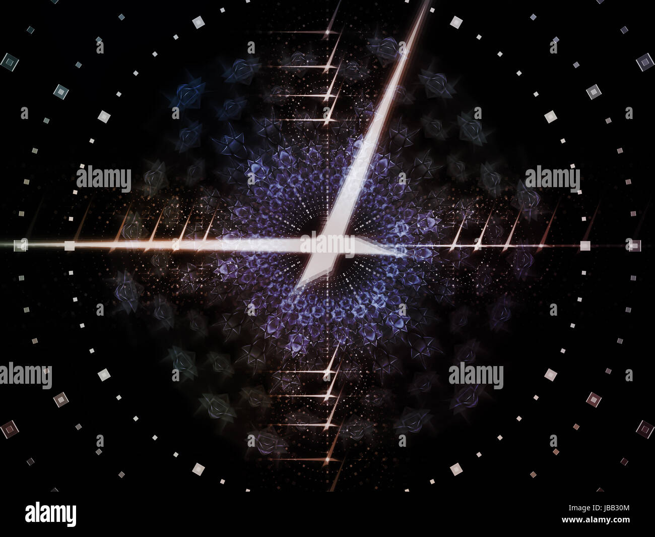 Time Symmetry series. Interplay of clock and fractal elements on the ...