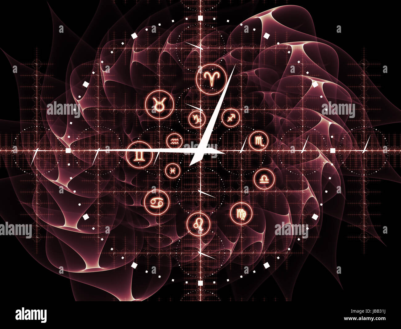 Time Symmetry series. Interplay of clock and fractal elements on the ...