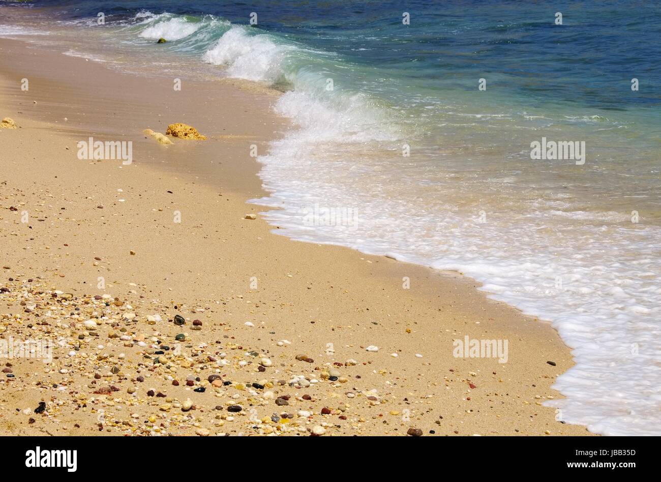 Strand mit Wellen - beach with waves 14 Stock Photo - Alamy