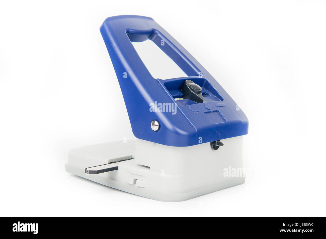 Office Puncher Unit isolated on white background Stock Photo - Alamy