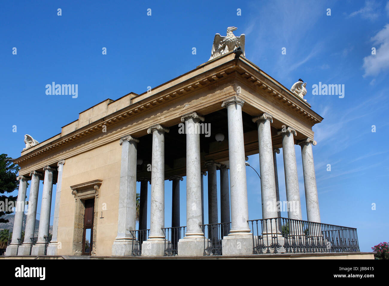 temple at the foro italico palermo Stock Photo - Alamy