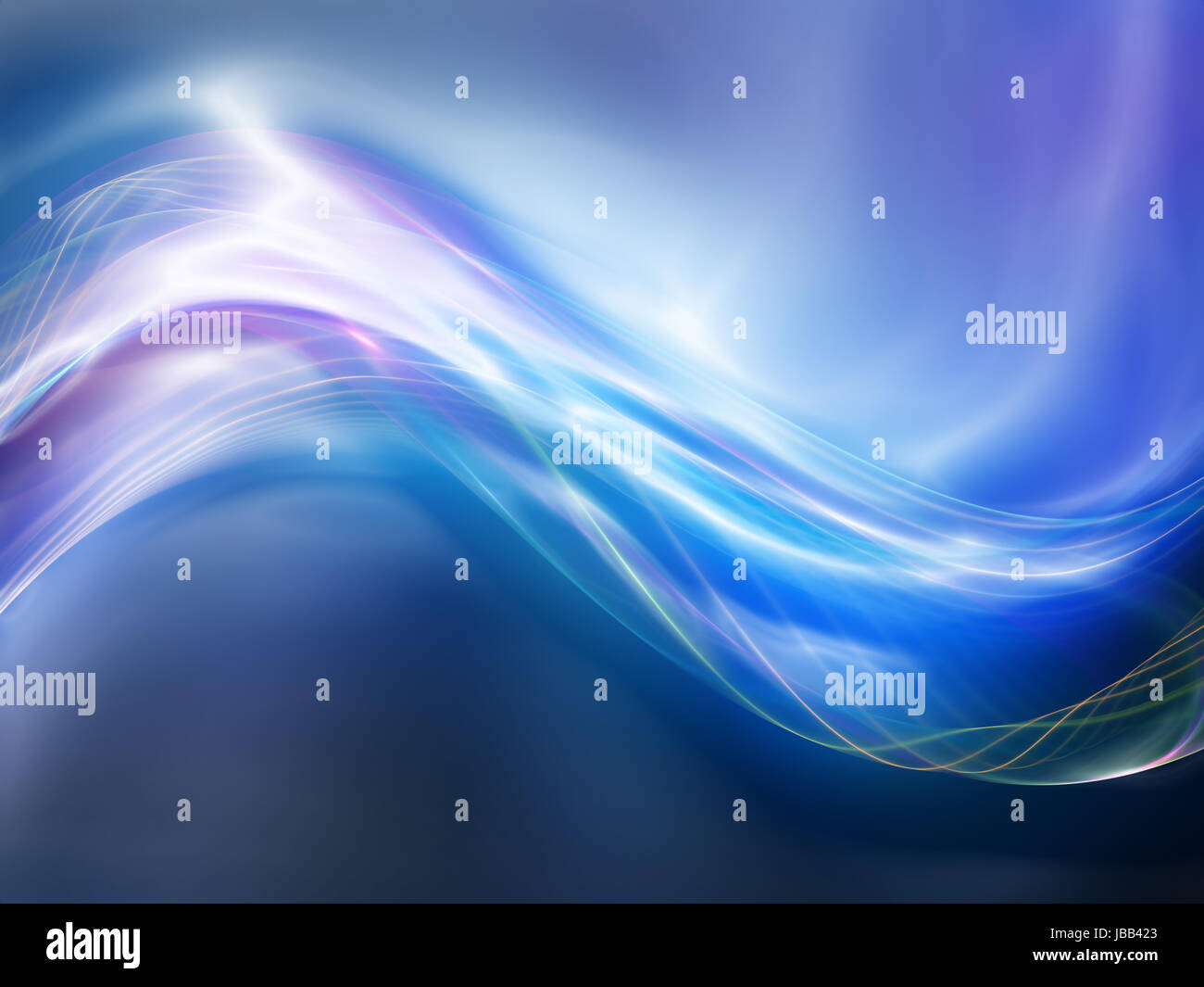 Fractal Wave series. Backdrop of fractal sine waves and color to ...