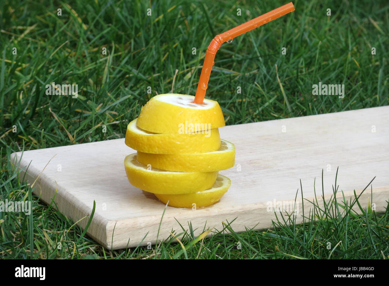 citrone with straw Stock Photo - Alamy