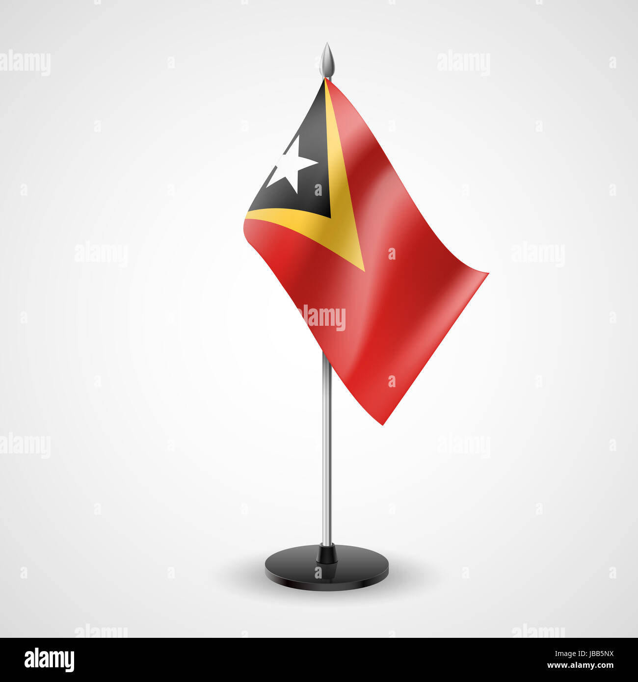 State table flag of East Timor. National symbol Stock Photo - Alamy