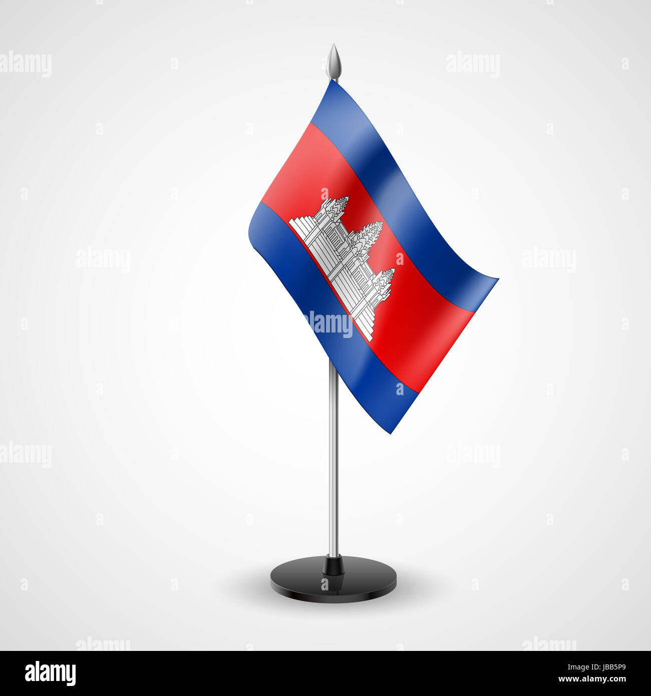 State table flag of Cambodia. National symbol Stock Photo - Alamy