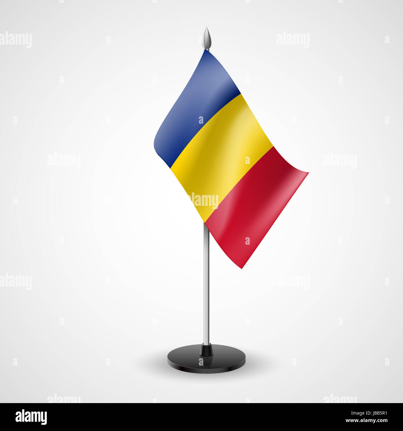 State table flag of Chad. National symbol Stock Photo - Alamy