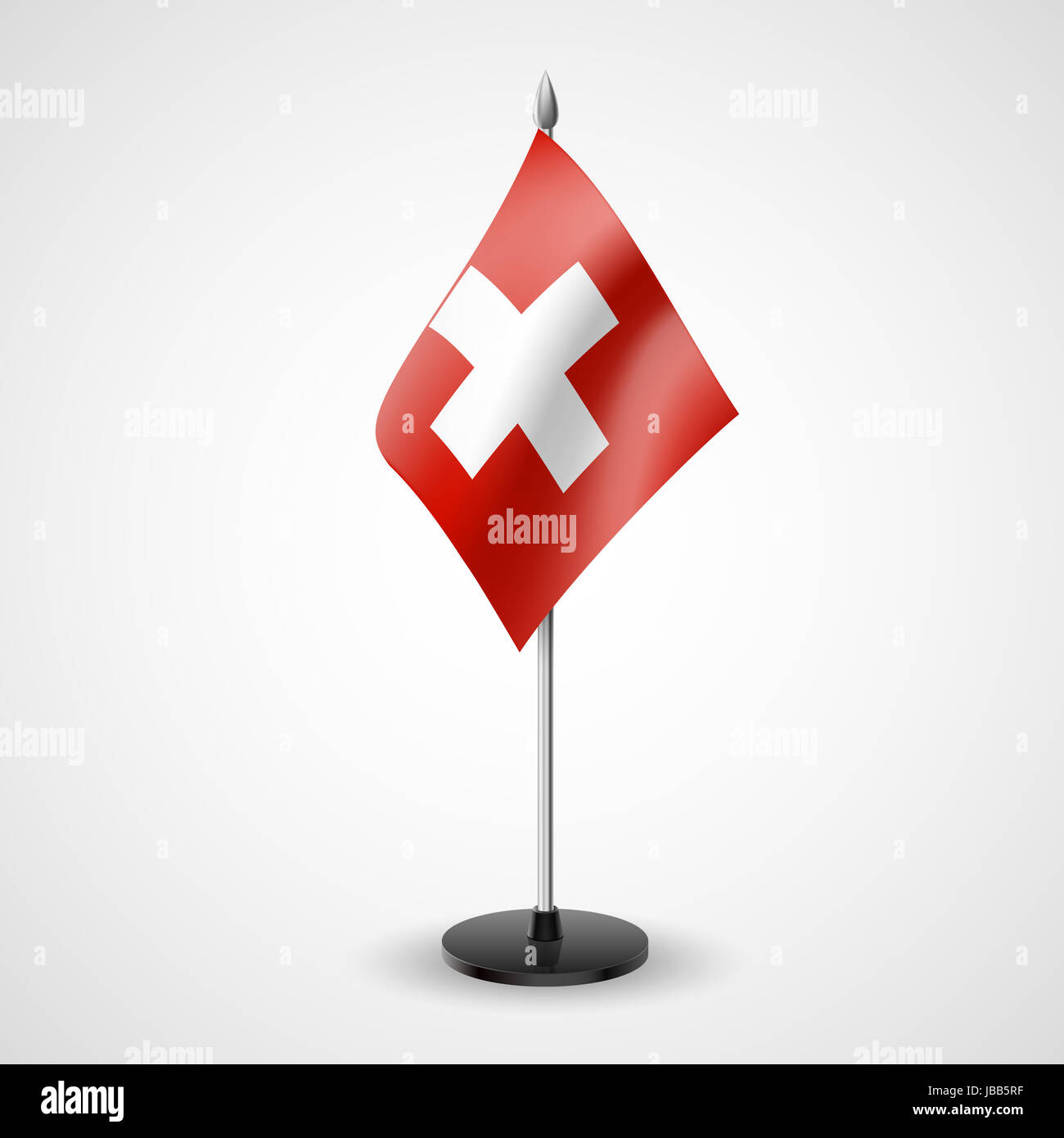 State table flag of Switzerland. National symbol Stock Photo - Alamy