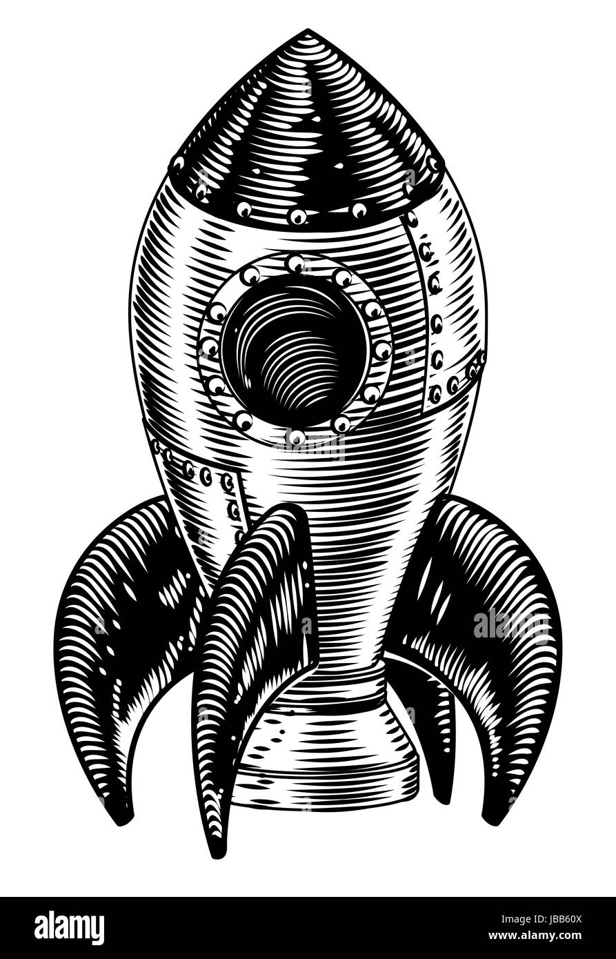 Retro rocketship hi-res stock photography and images - Alamy