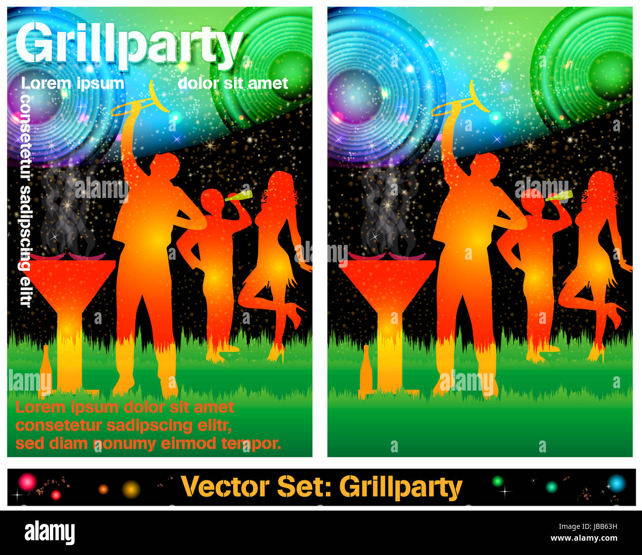 Sommerparty hintergrund hi-res stock photography and images - Alamy