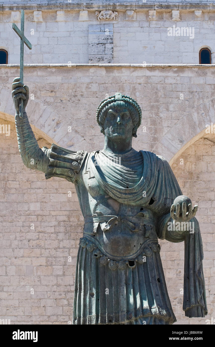 Colossus of Barletta. Puglia. Italy Stock Photo - Alamy
