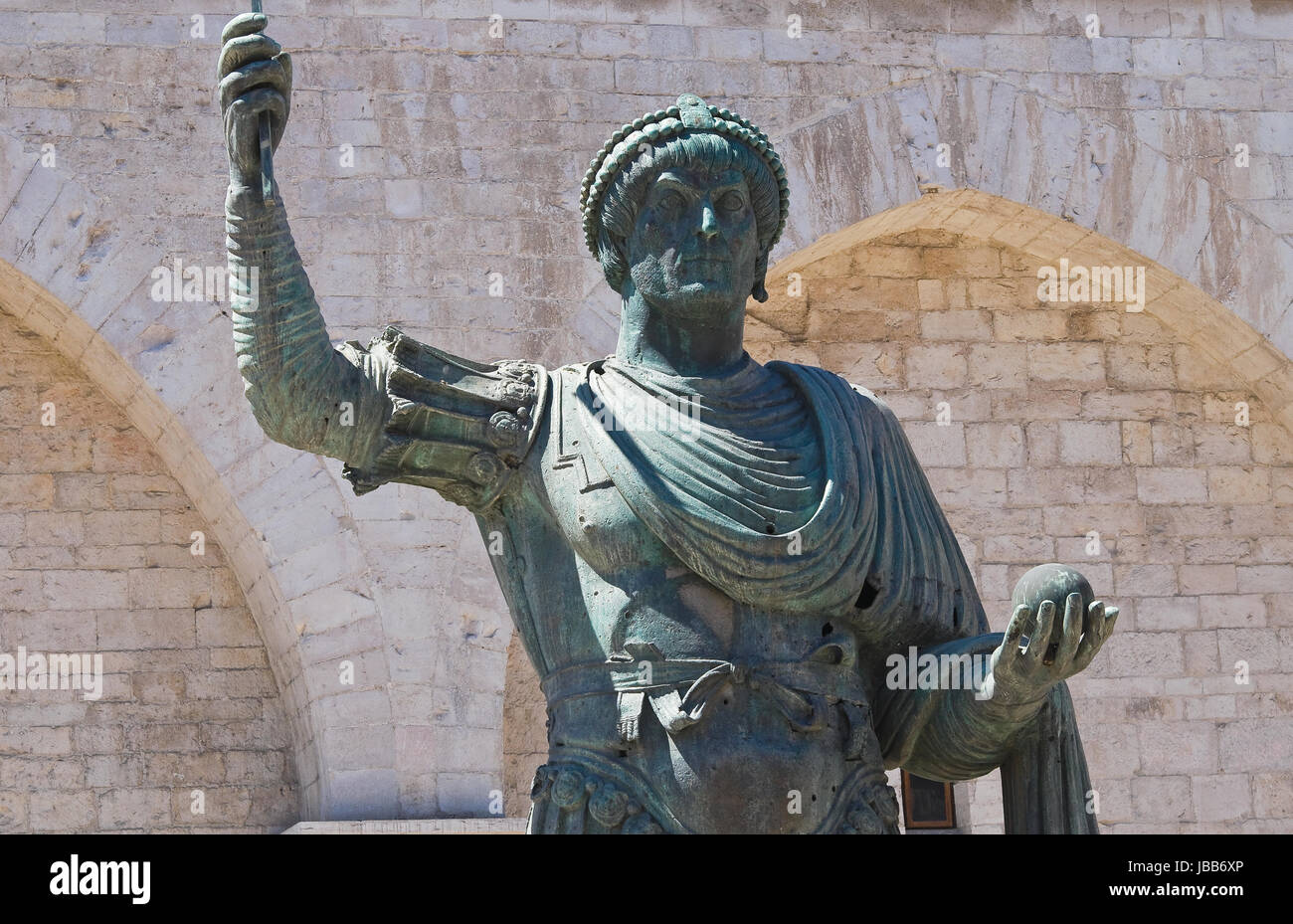 Colossus of Barletta. Puglia. Italy Stock Photo - Alamy