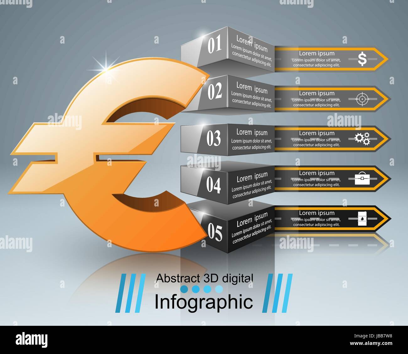 Road infographic. Euro, money icon Stock Vector Image & Art - Alamy