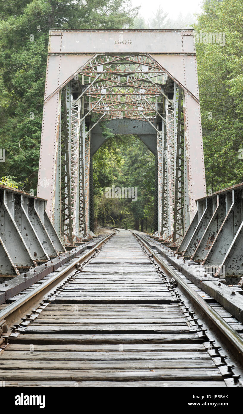 Old Train Trestle Bridge Stock Photo - Alamy