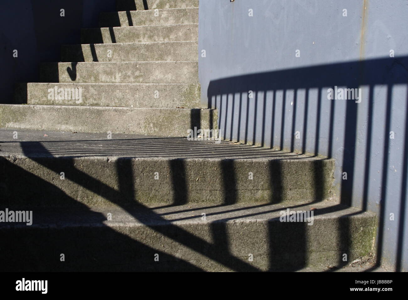 Stairs and Shadows Stock Photo - Alamy