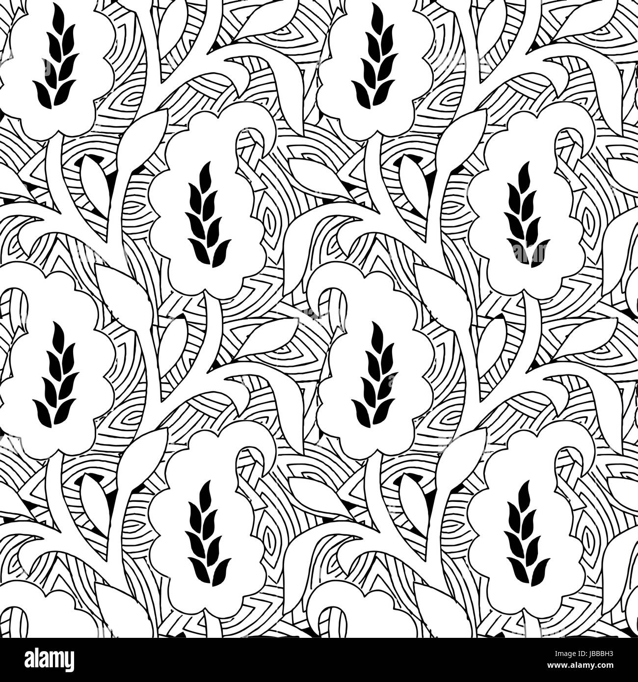 ornamental paisley border pattern Stock Vector Image & Art - Alamy