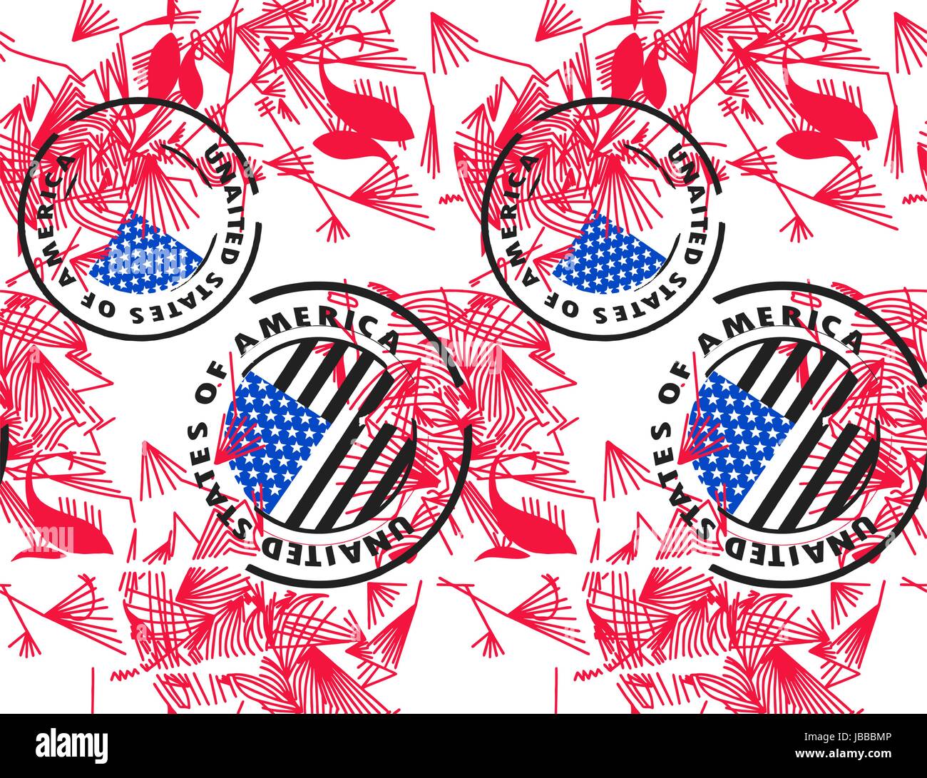 united of america pattern Stock Vector Image & Art - Alamy
