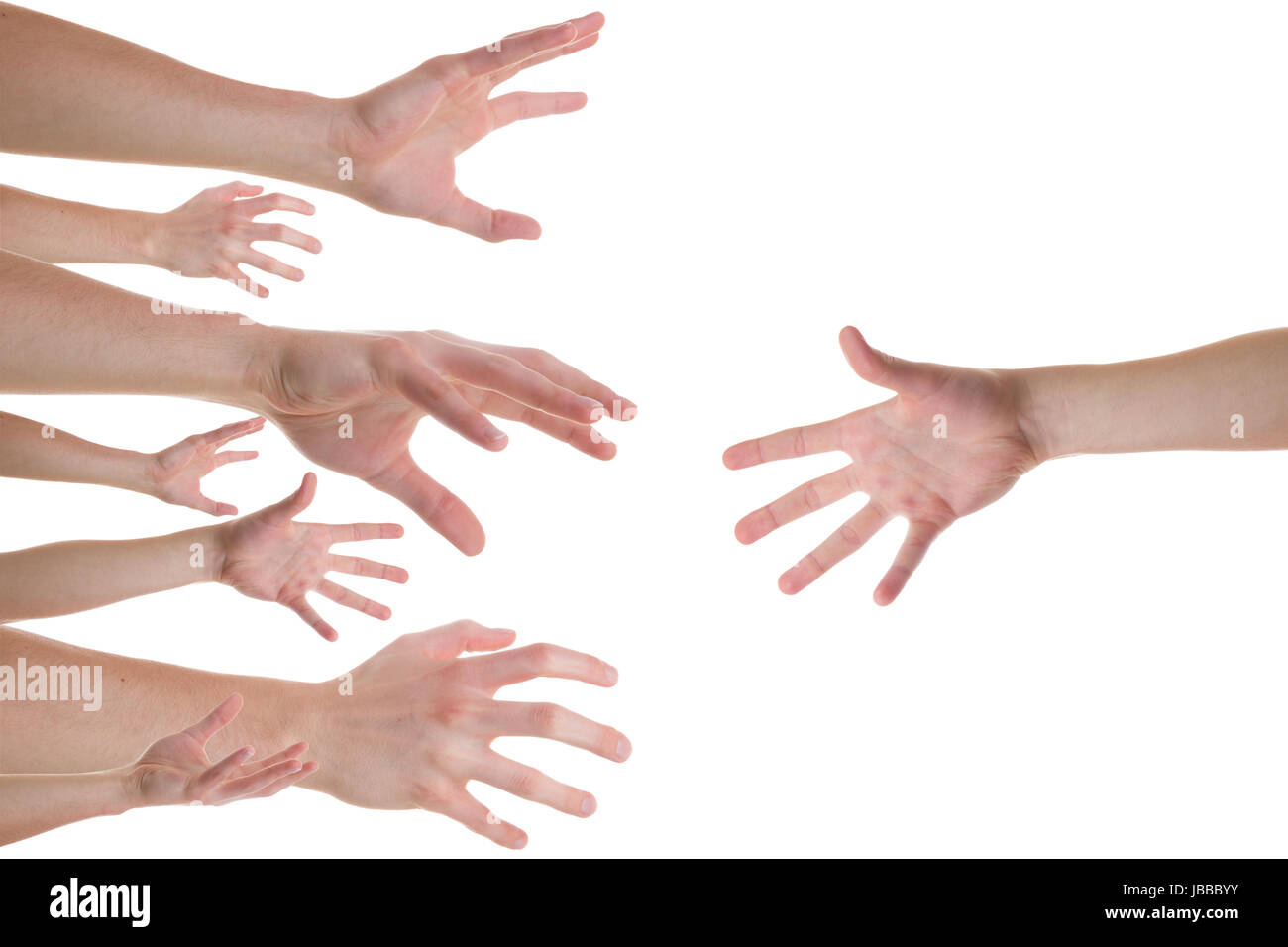 Man Giving Girl Helping Hand High Resolution Stock Photography and ...