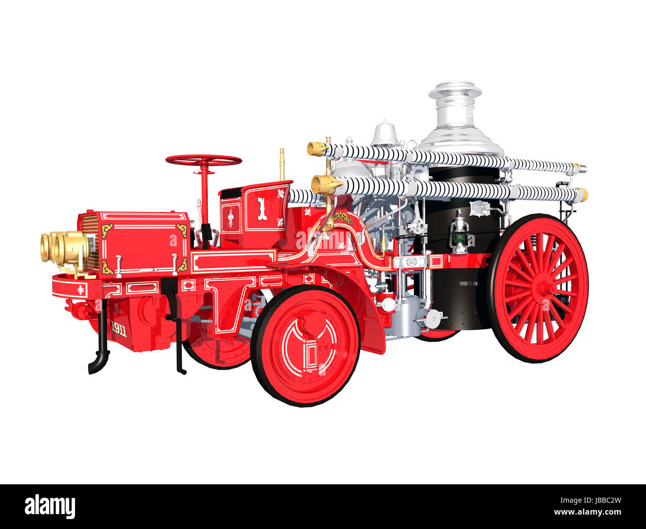 old fire engine Stock Photo - Alamy