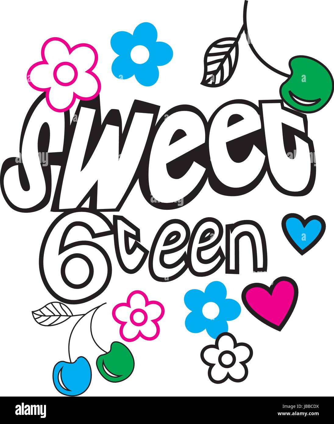 girls t-shirt designs Stock Vector Image & Art - Alamy