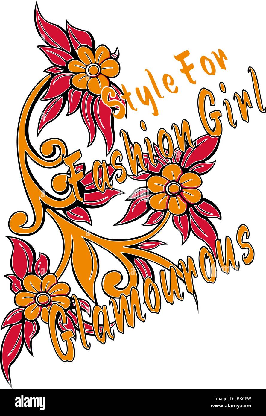 girls t-shirt designs Stock Vector Image & Art - Alamy