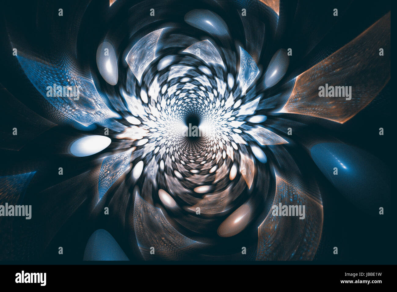 Illustration: fractal structures form fantastic shapes and patterns ...