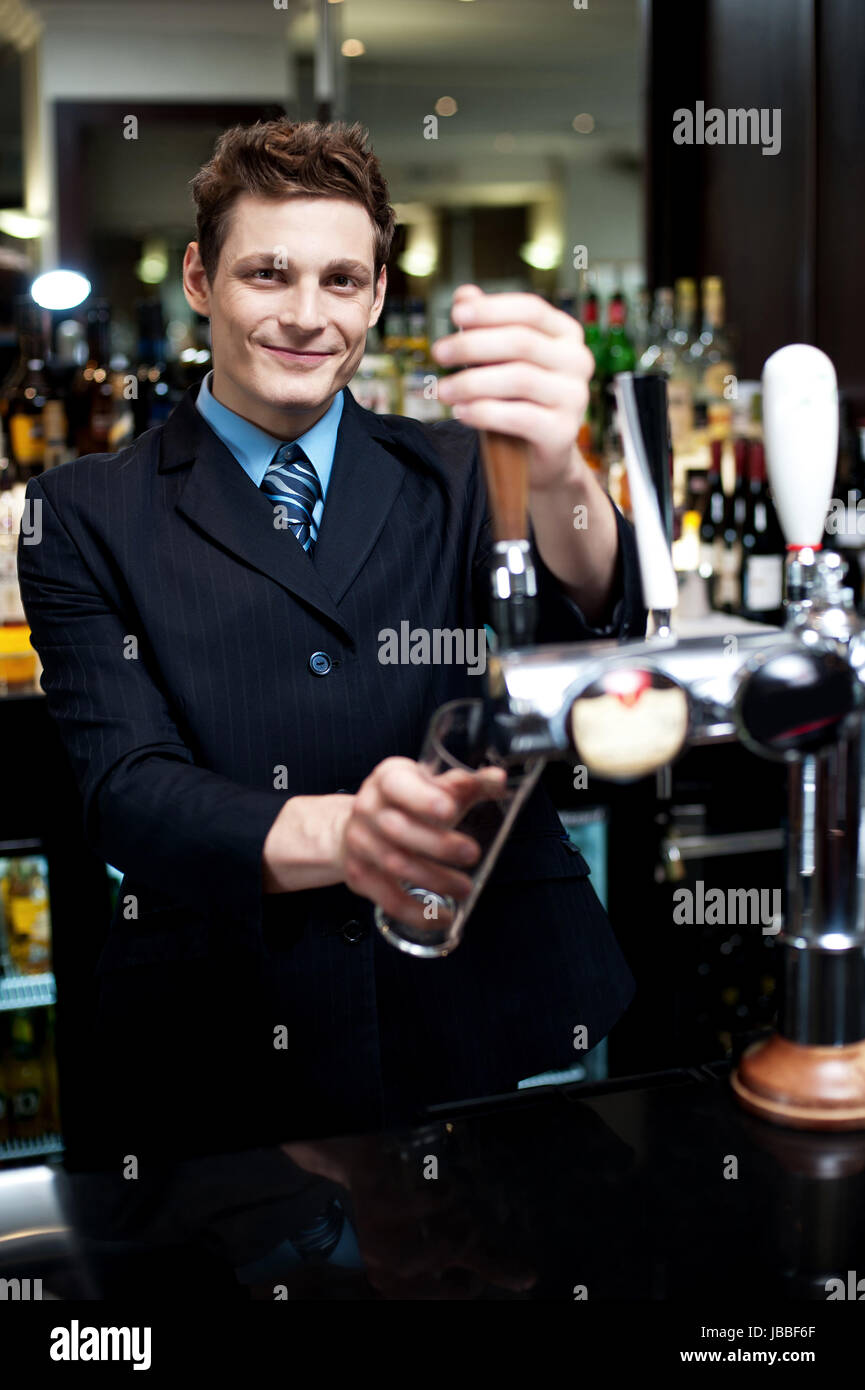 Mixologist in suit hi-res stock photography and images - Alamy