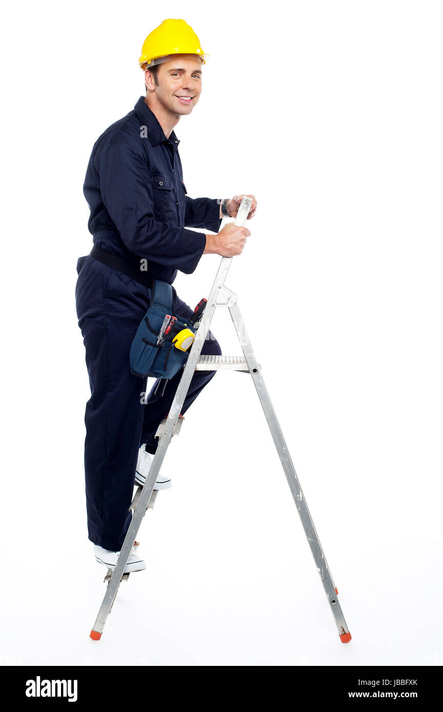 Stepladder industrial Cut Out Stock Images & Pictures - Alamy