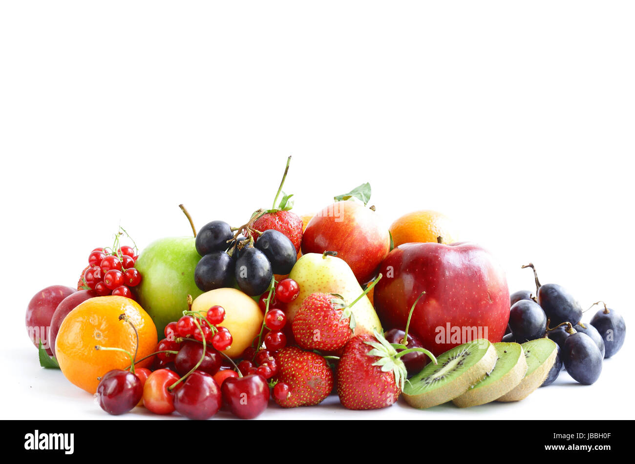 Different fruits and berries, healthy food Stock Photo - Alamy