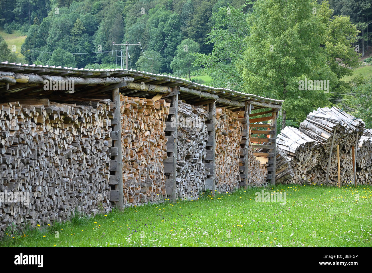 Holzstapel hintergrund hi-res stock photography and images - Alamy