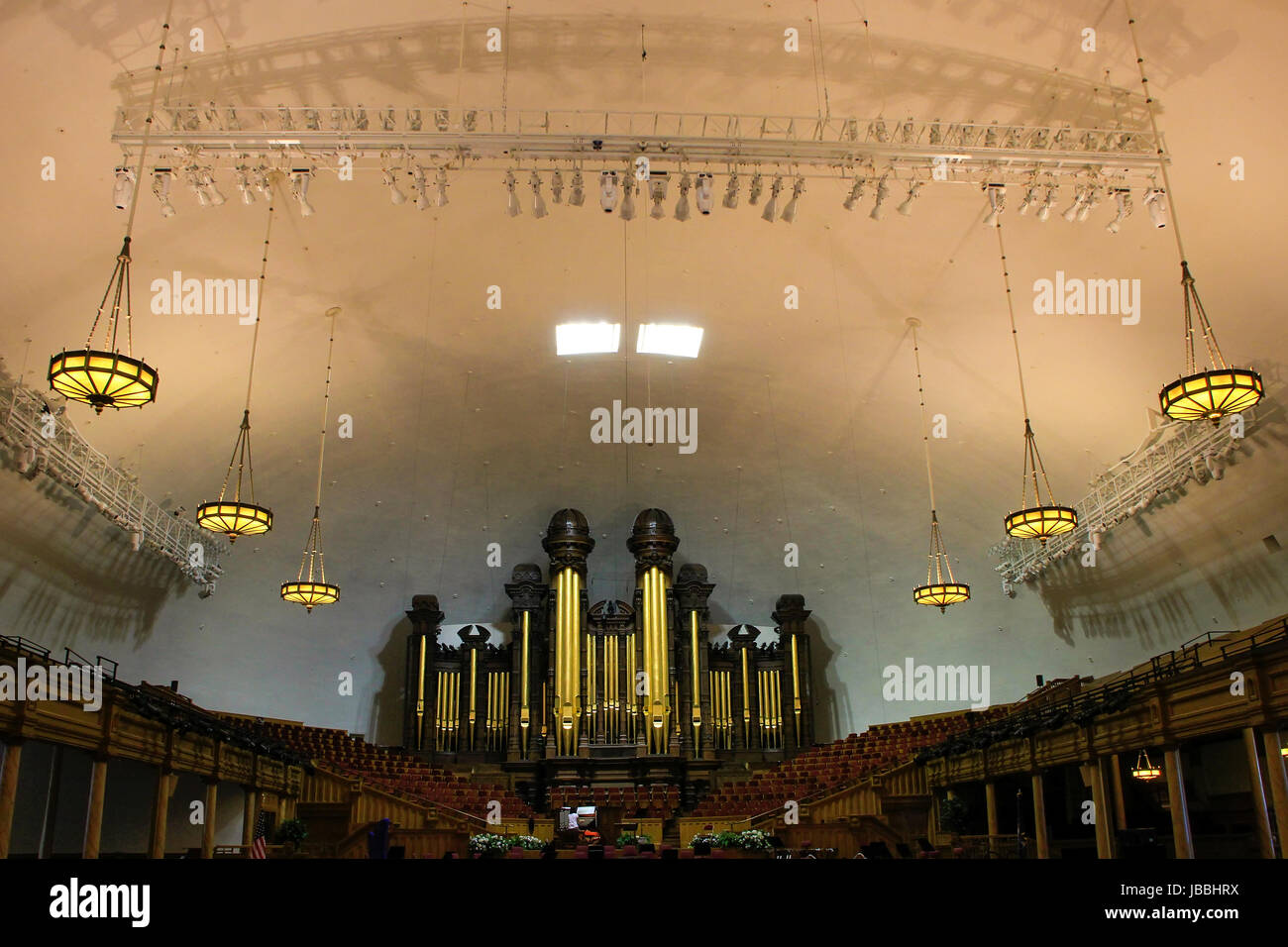 Tabernacle organ in Salt Lake City, Utah. It is one of the largest ...