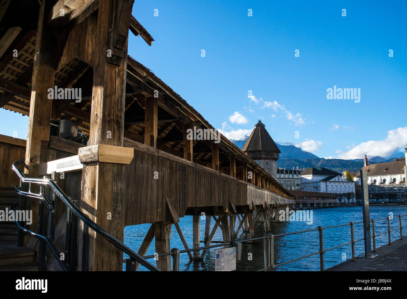 Kapellbrucke bridge, Lucern, Switzerland Stock Photo - Alamy