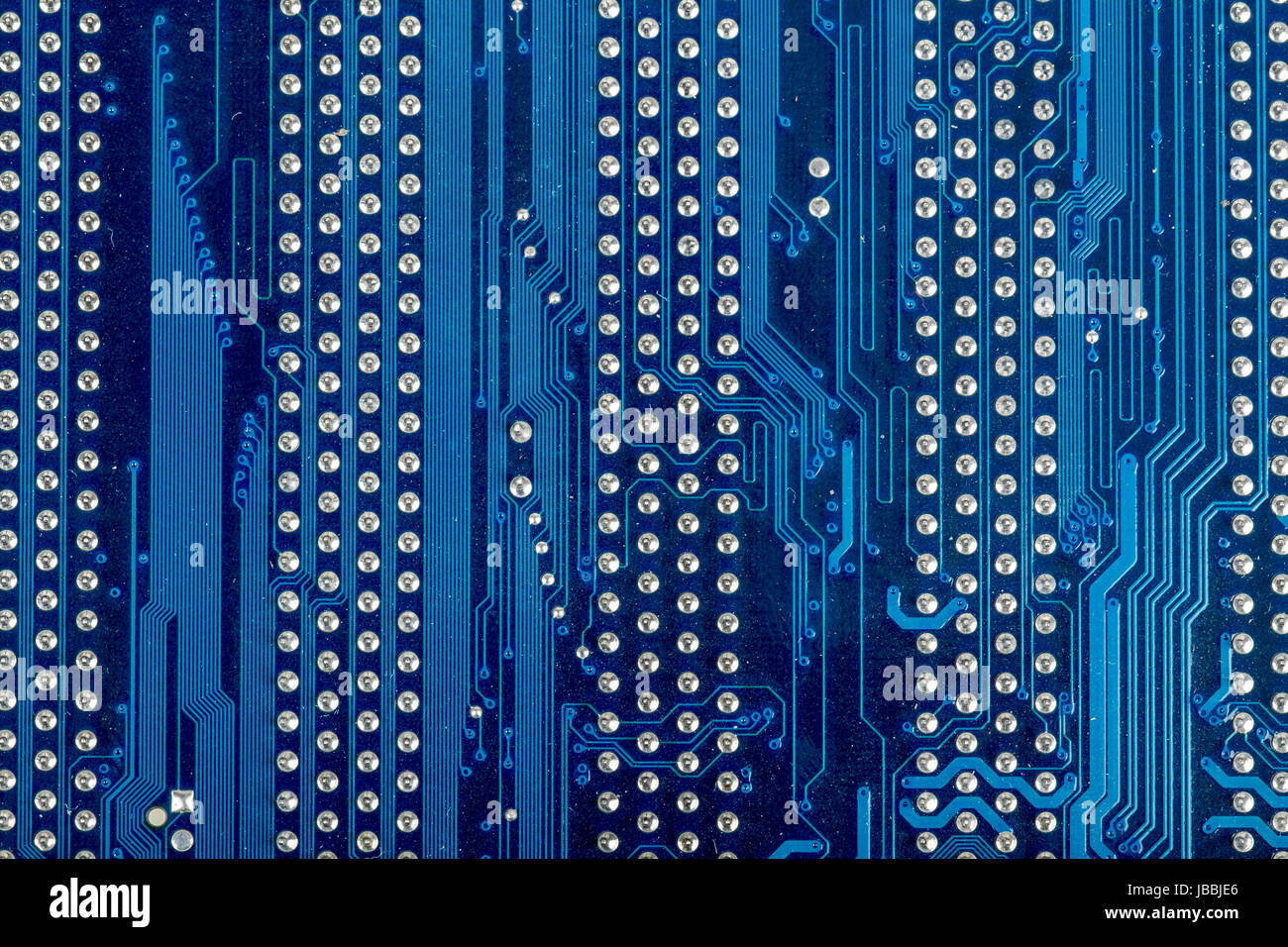 Electronic circuit board of motherboard back side close up Stock Photo ...