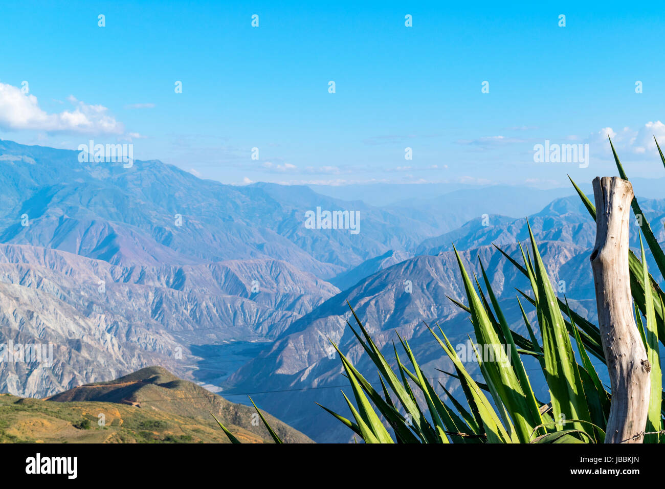 Chicamocha canyon located in Santander, Colombia Stock Photo - Alamy