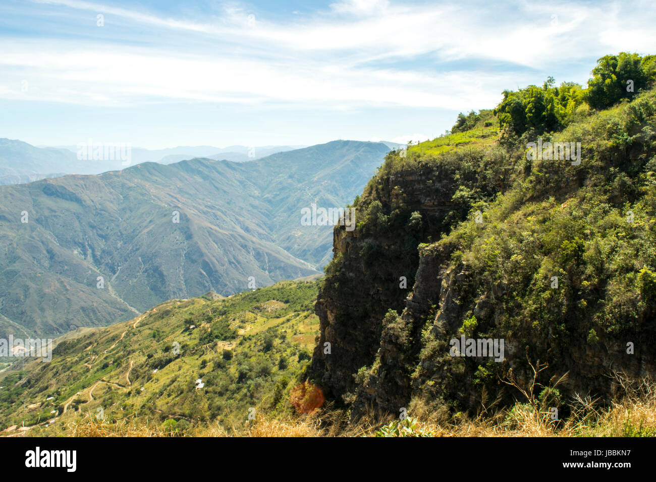 Chicamocha canyon located in Santander, Colombia Stock Photo - Alamy