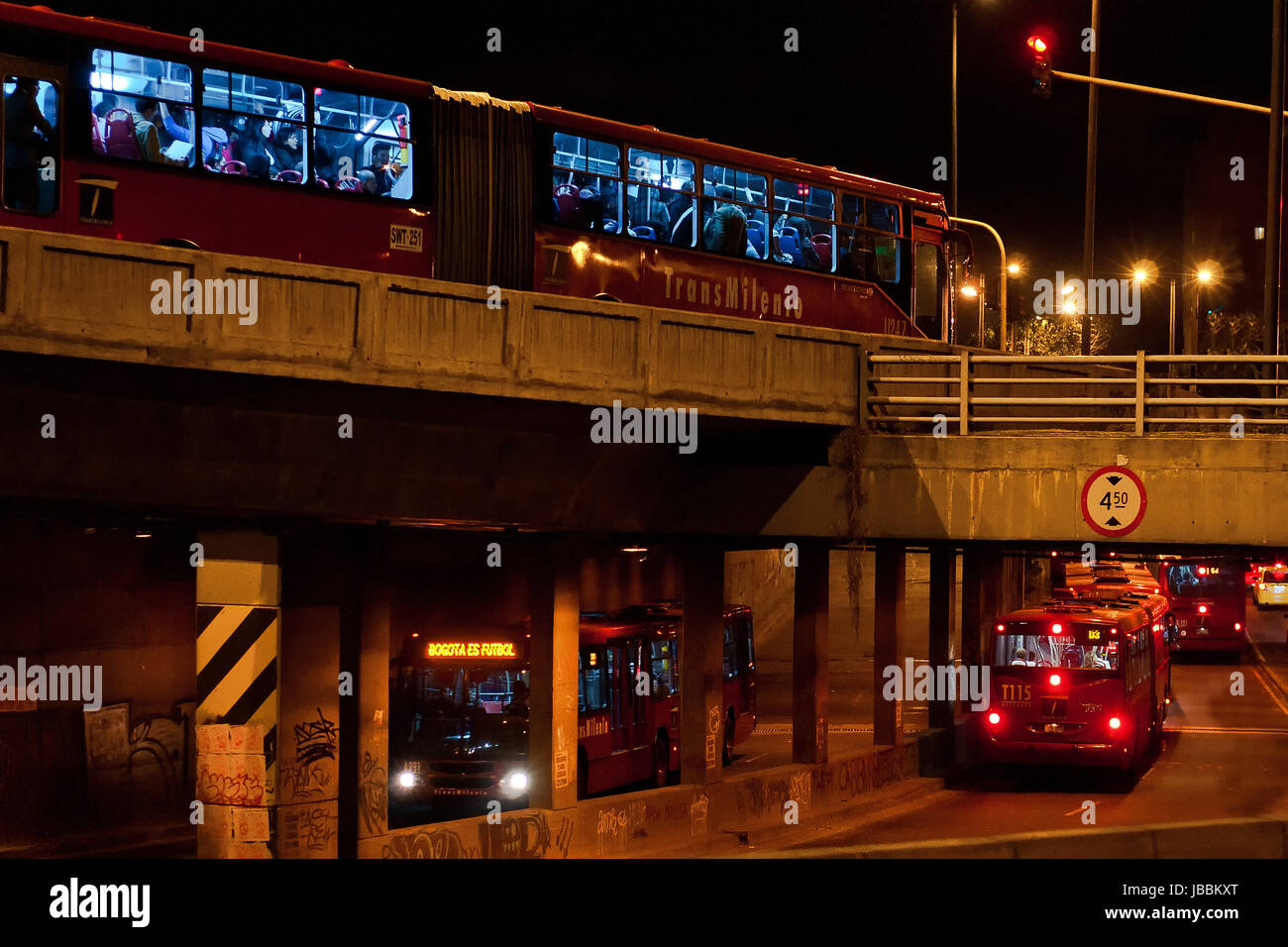 Transmilenio bus transit system hi-res stock photography and images - Alamy