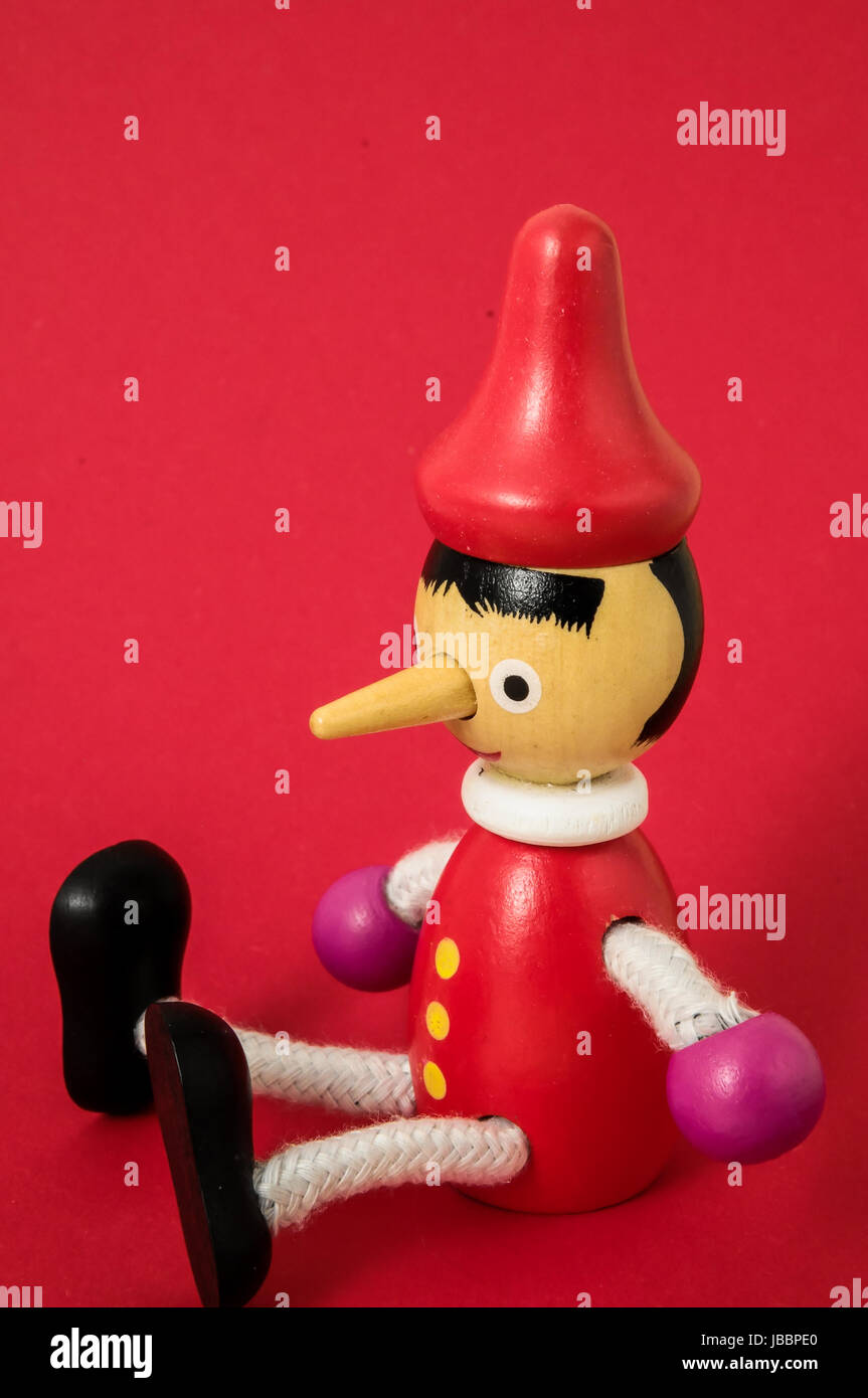 Vintage pinocchio string puppet hi-res stock photography and images - Alamy
