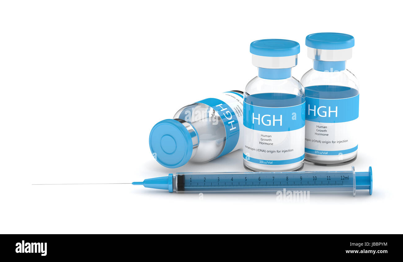 Human growth hormone vials hi-res stock photography and images - Alamy