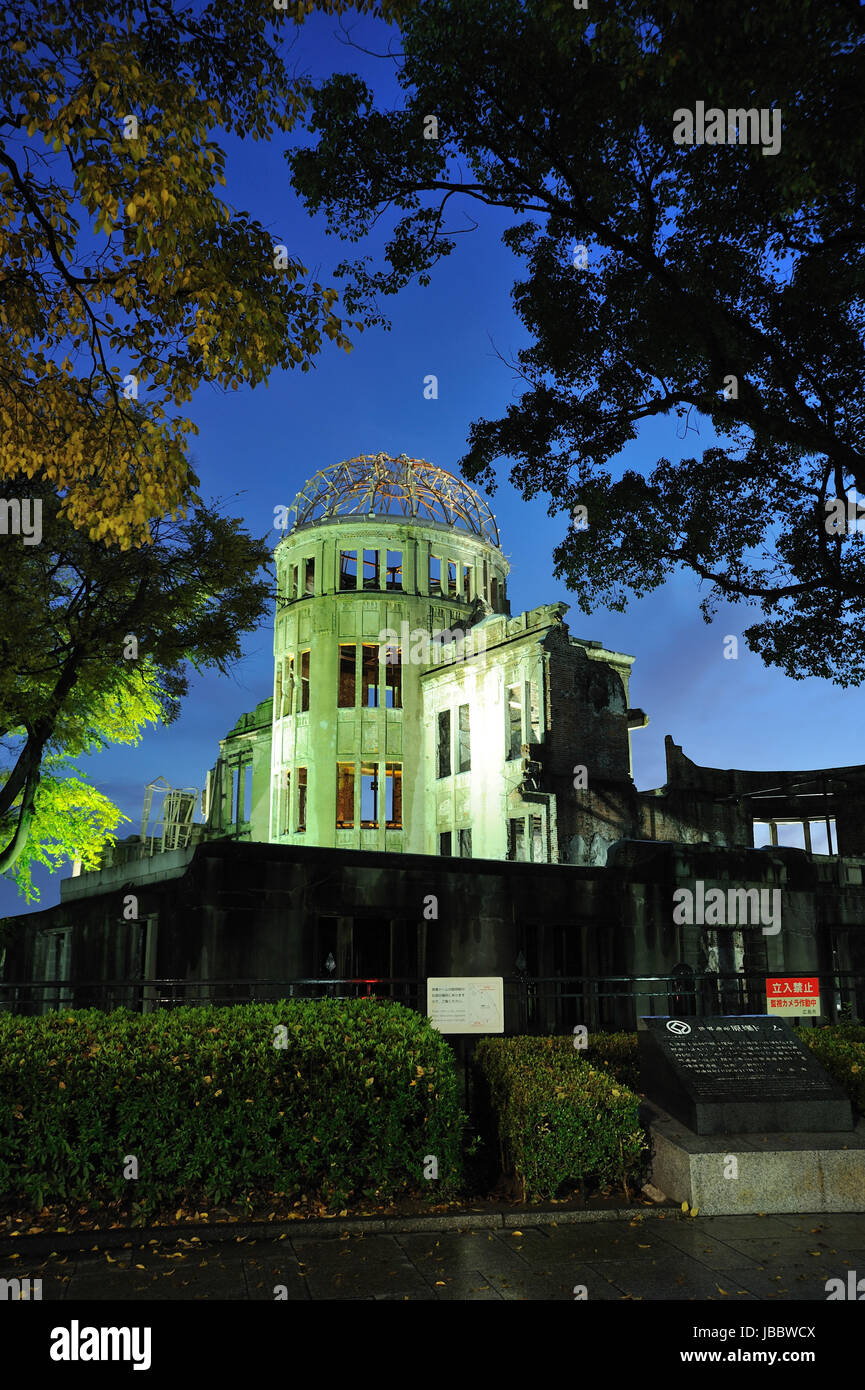 Hiroshima Atomic Dome Stock Photo - Alamy