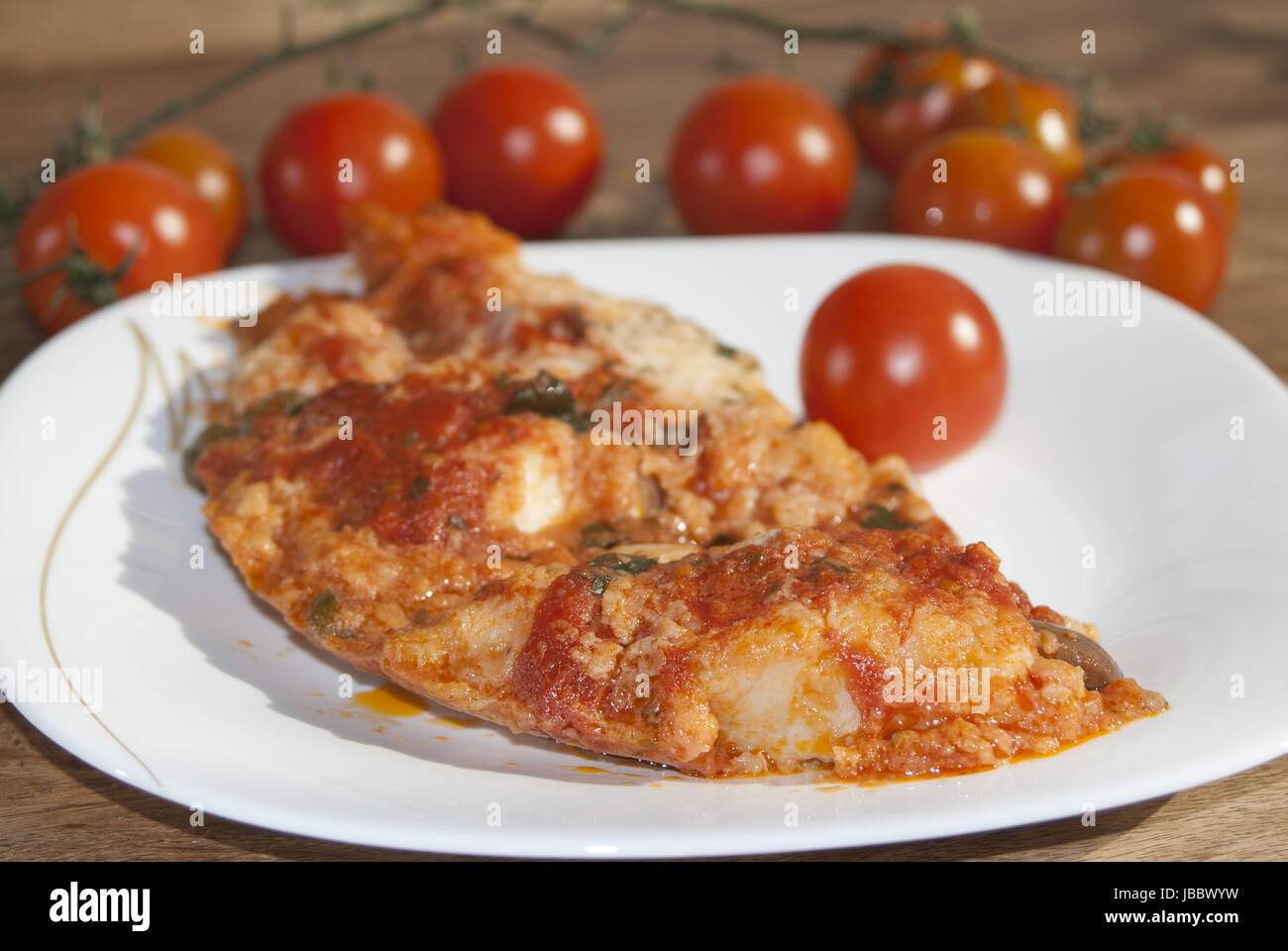 a traditional italian recipe: fillet of cod alla catanese a sicilian ...