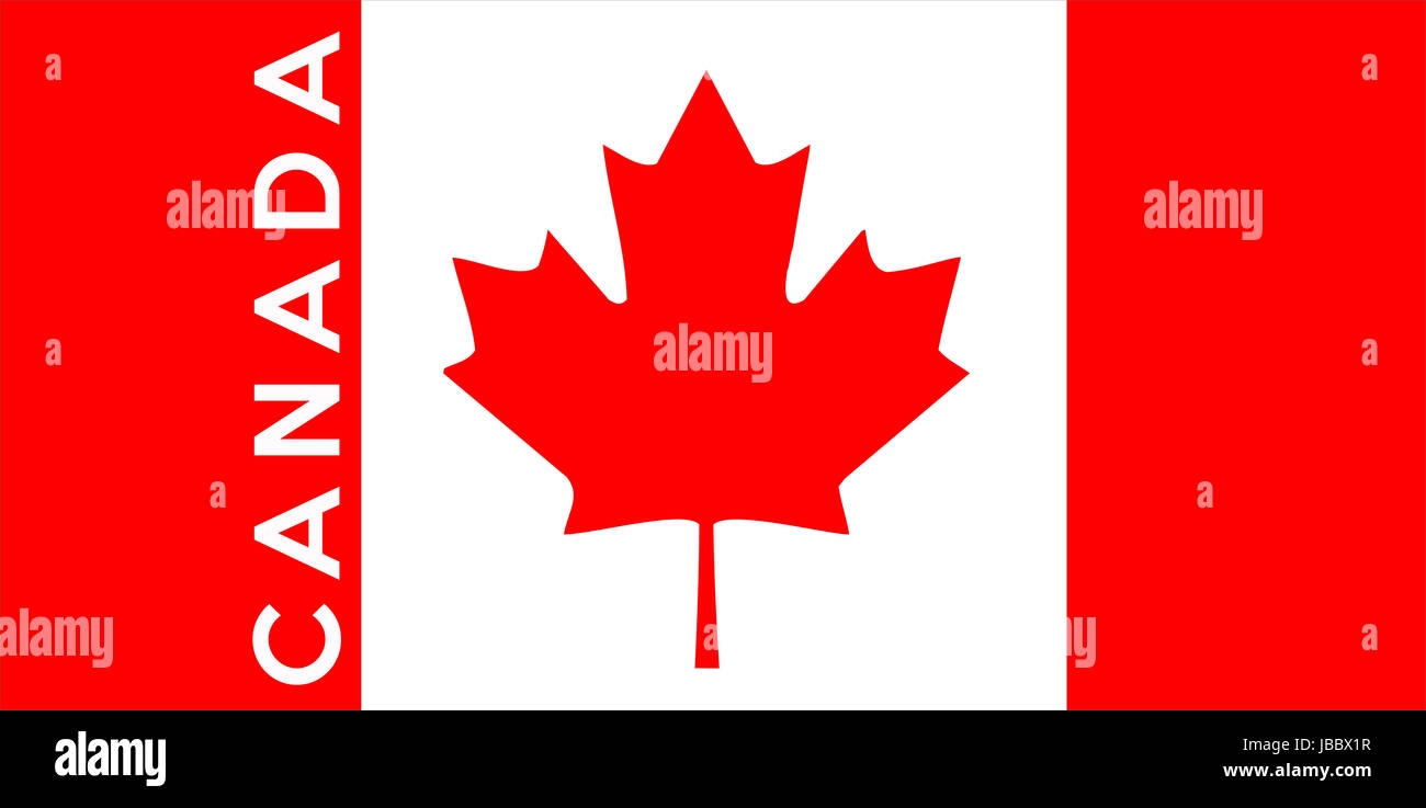very big size illustration country flag of canada Stock Photo - Alamy