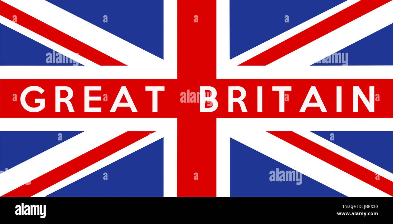 very big size illustration country flag of United Kingdom Stock Photo ...