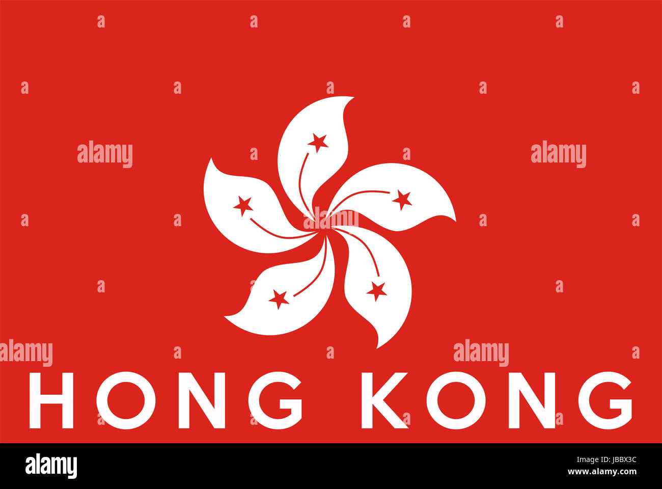 very big size illustration country flag of Hong Kong Stock Photo - Alamy