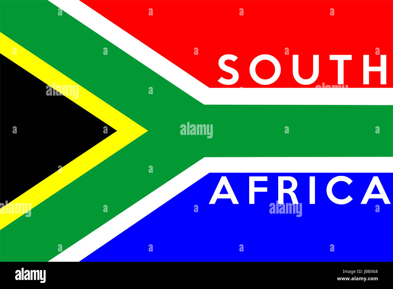 very big size illustration country flag of South Africa Stock Photo - Alamy