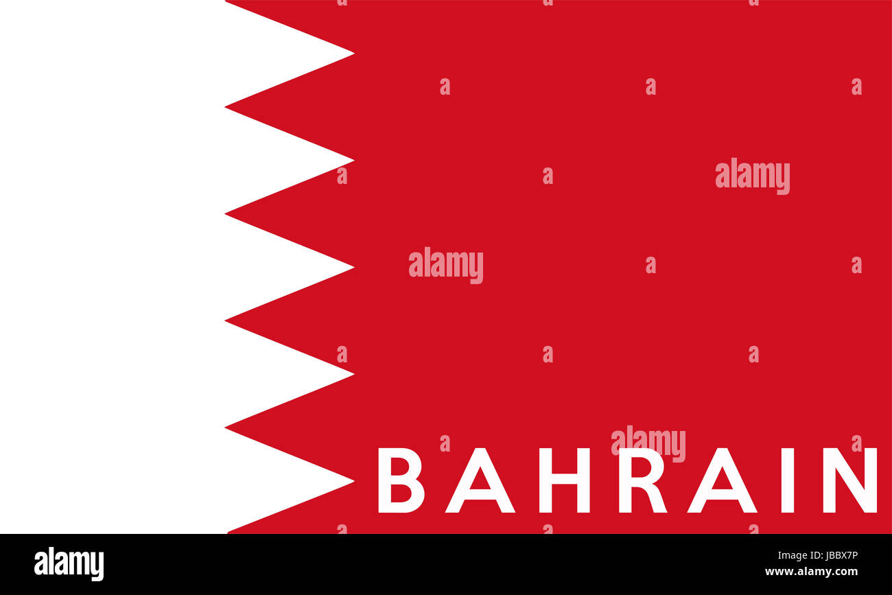 very big size illustration country flag of bahrain Stock Photo - Alamy