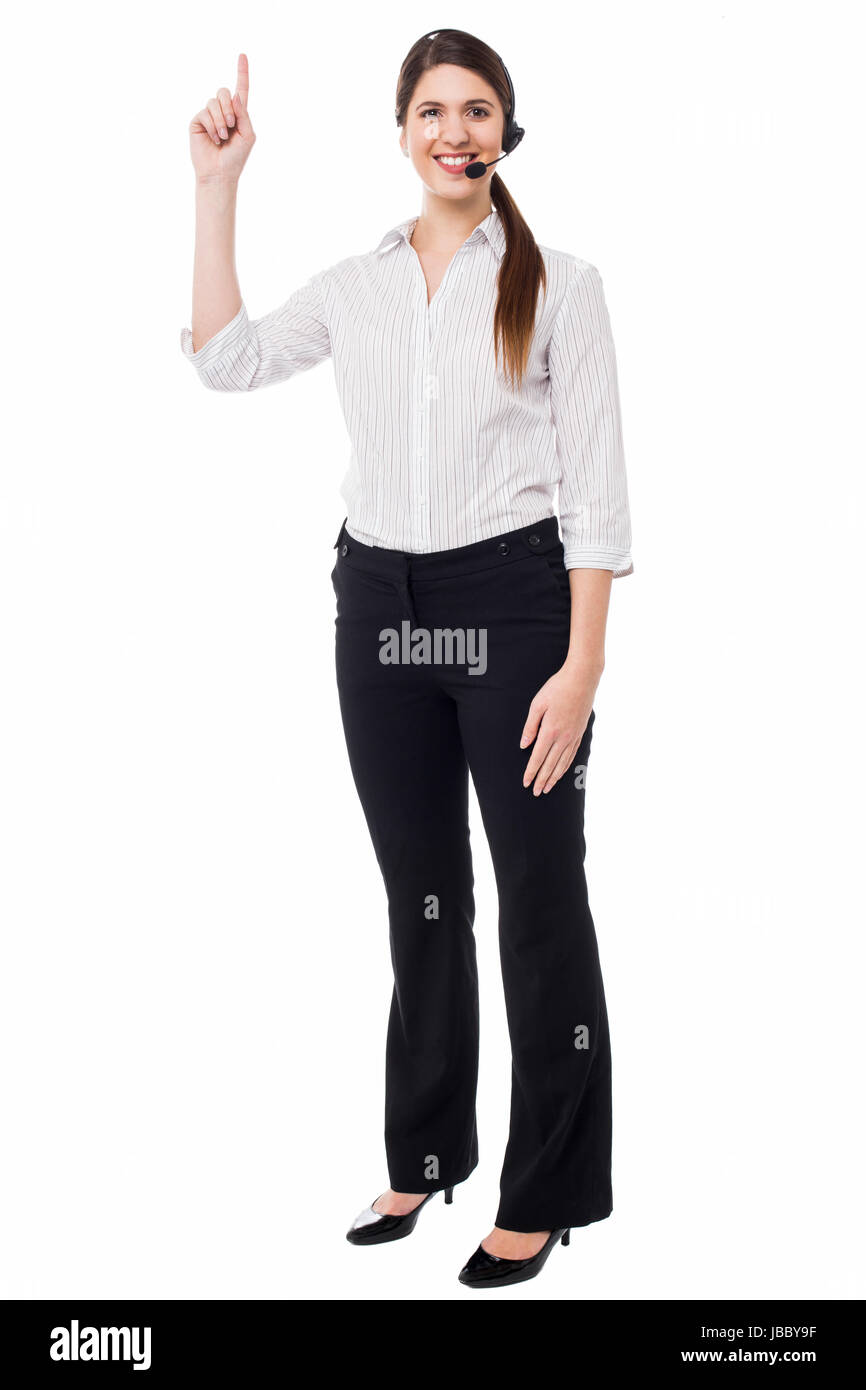 Calls pointing finger Cut Out Stock Images & Pictures - Alamy