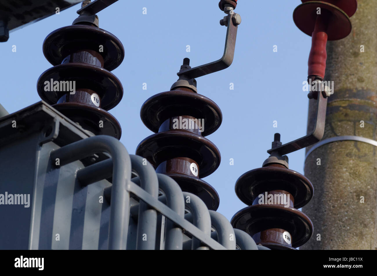 ceramic insulator in the town of la spezia Stock Photo - Alamy