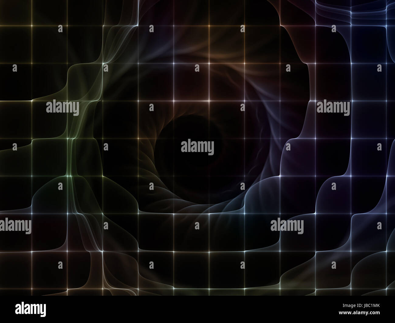 Geometry of Space series. Artistic abstraction composed of conceptual ...