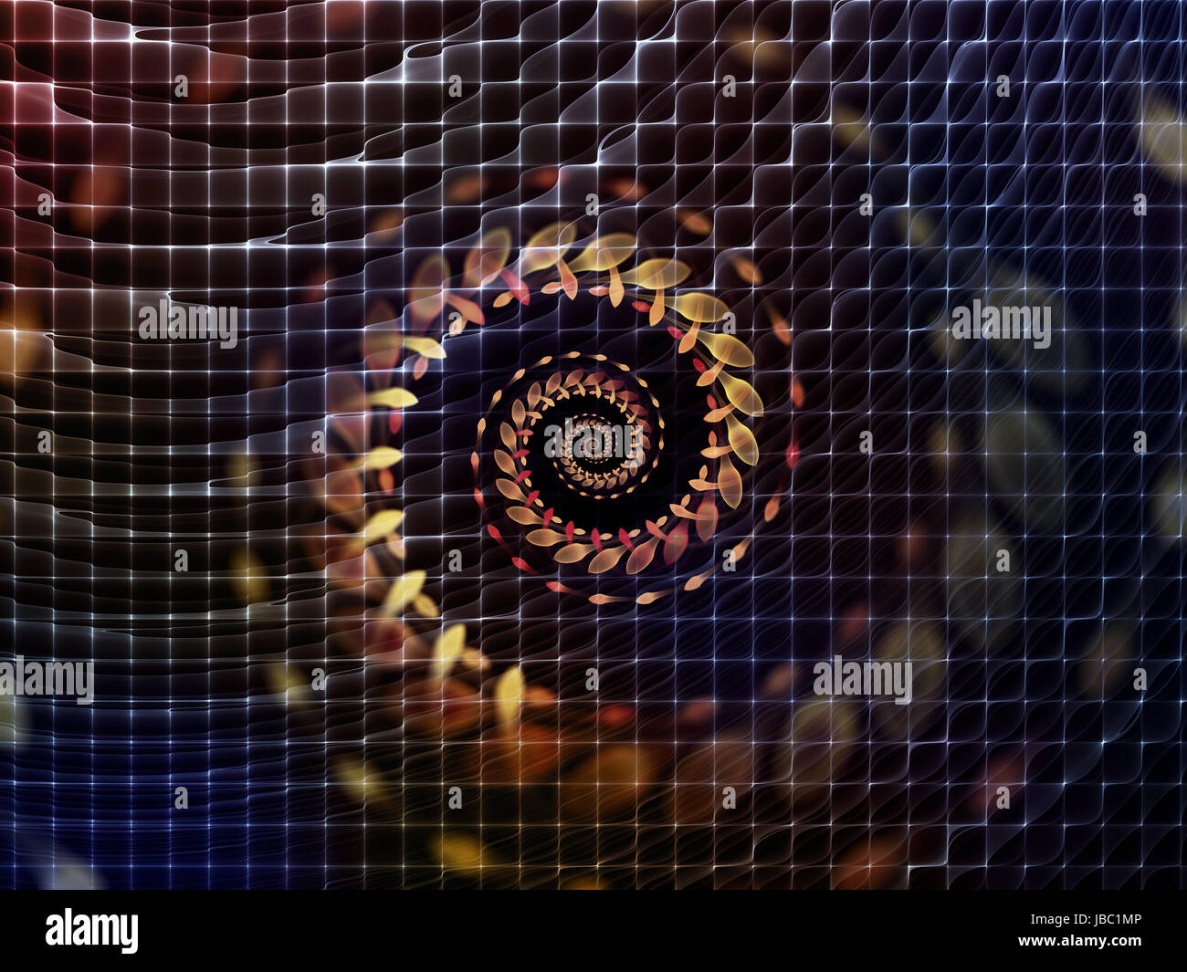 Geometry of Space series. Artistic abstraction composed of conceptual ...