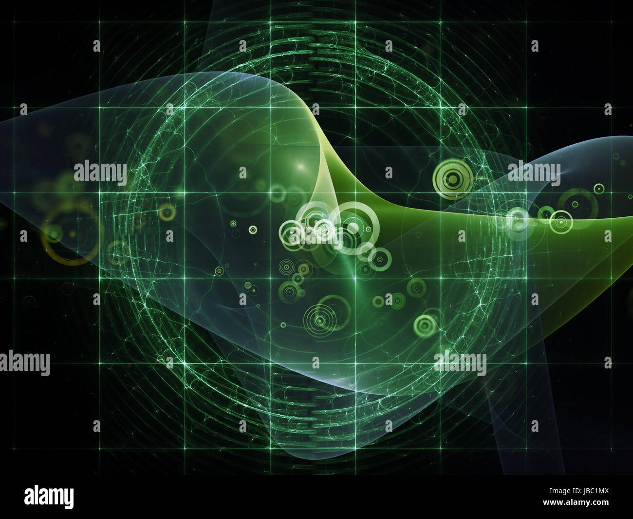 Geometry of Space series. Artistic abstraction composed of conceptual ...